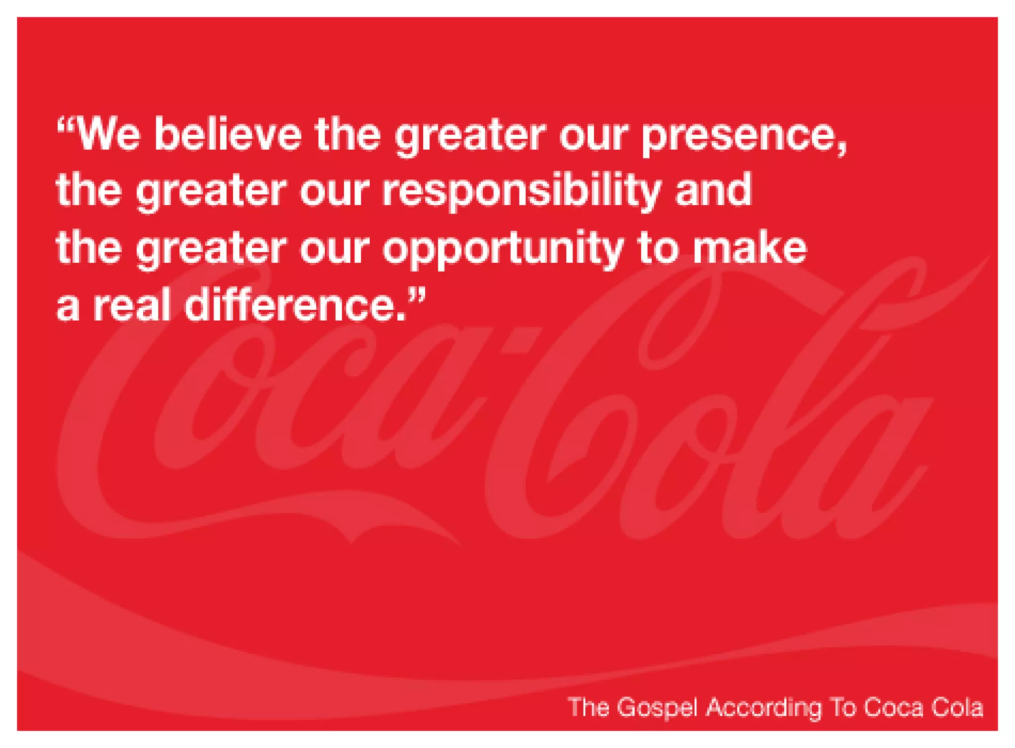 The Gospel According To Coca Cola | PDF