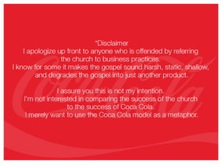 The Gospel According To Coca Cola | PDF