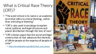 A Gospel Centered Warning about Critical Race Theory (CRT) | PPT