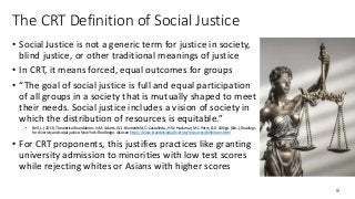 A Gospel Centered Warning about Critical Race Theory (CRT) | PPT