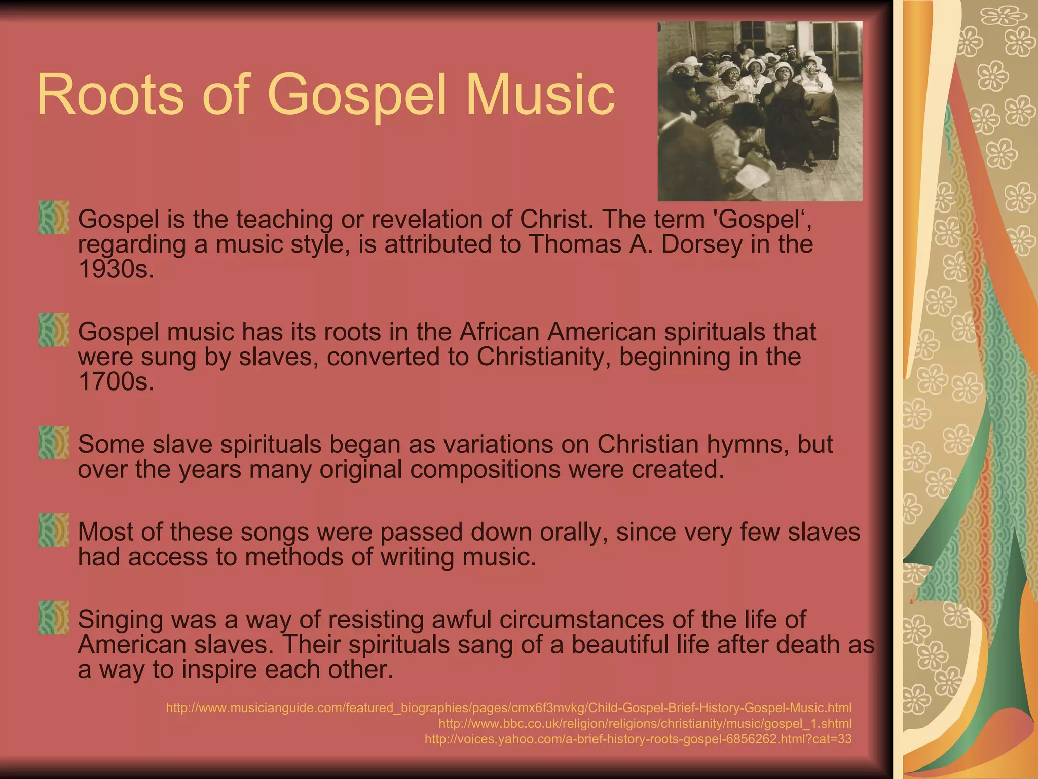 Gospel music | PPT