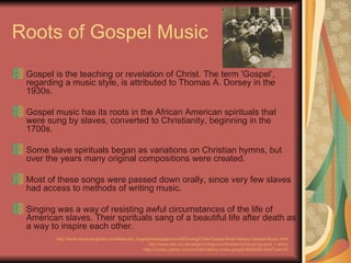 Gospel music | PPT