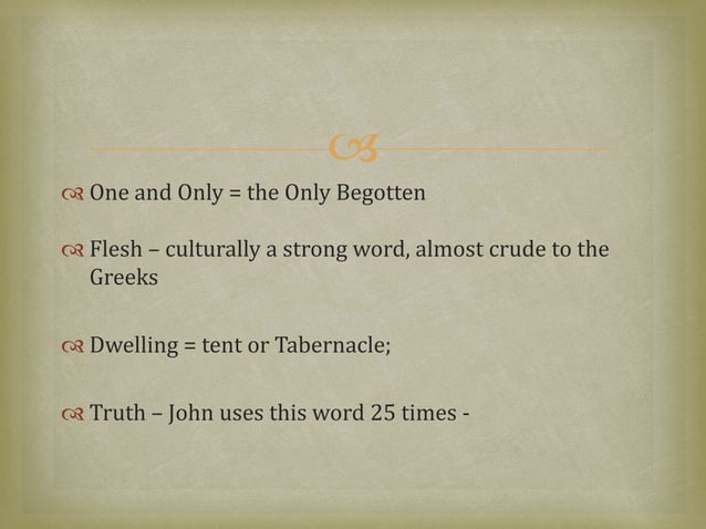 Gospel of John lesson 1 | PPT