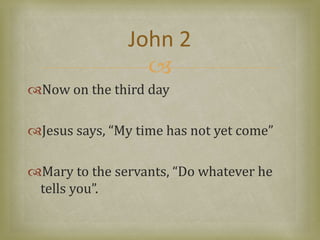 Gospel of John Chapter 2 | PPTX