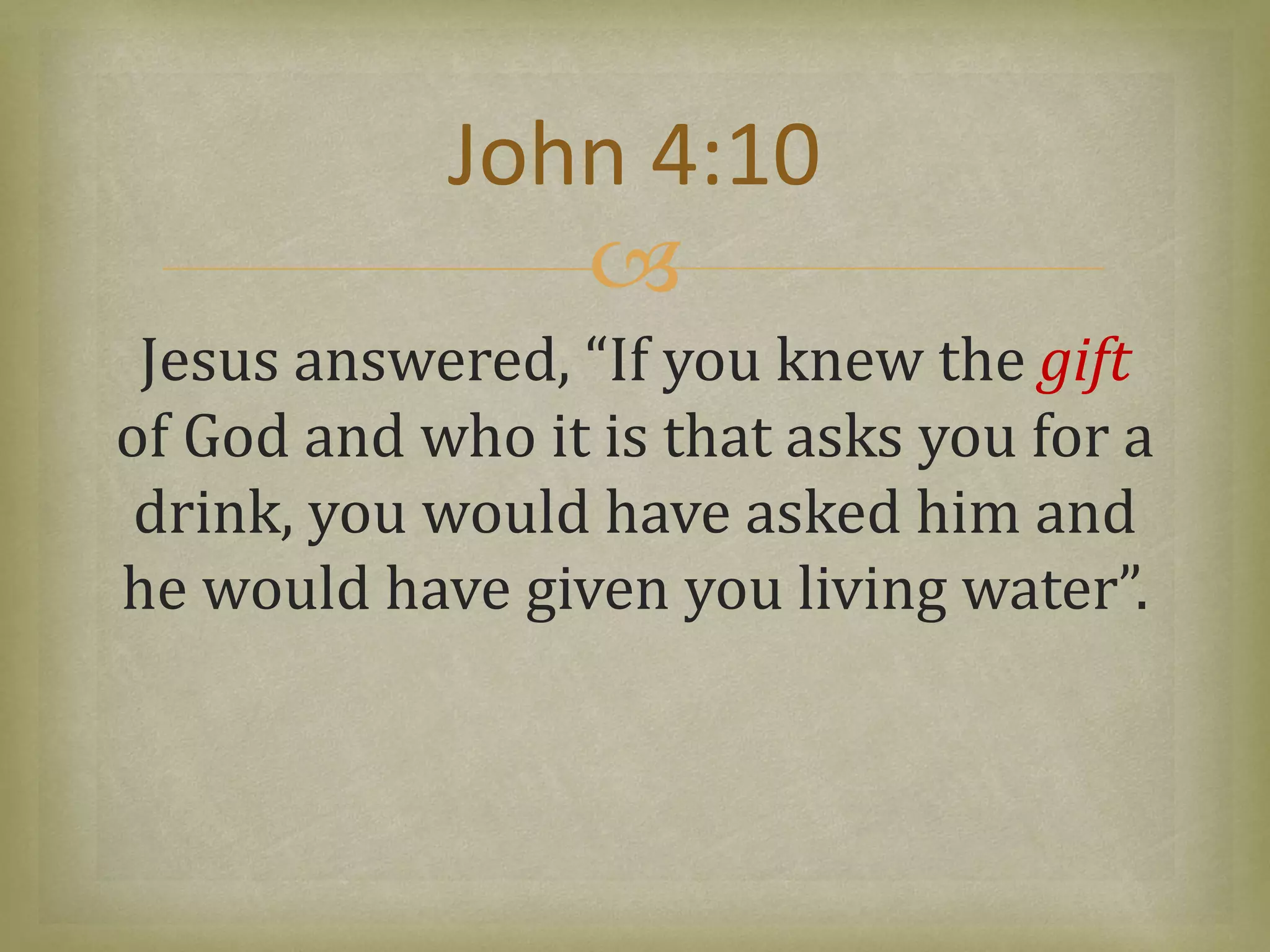 Gospel of John 4 | PPTX