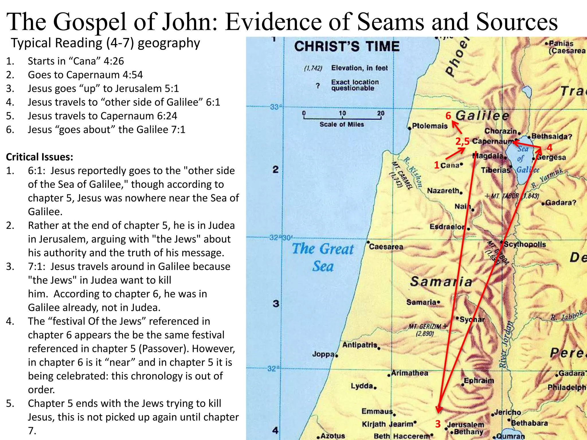 Gospel of John Seams and Sources | PPTX