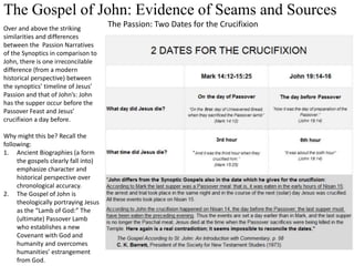 Gospel of John Seams and Sources | PPTX | Christianity | Religion & Spirituality