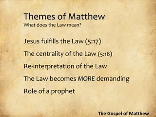 Gospel of matthew | PPT