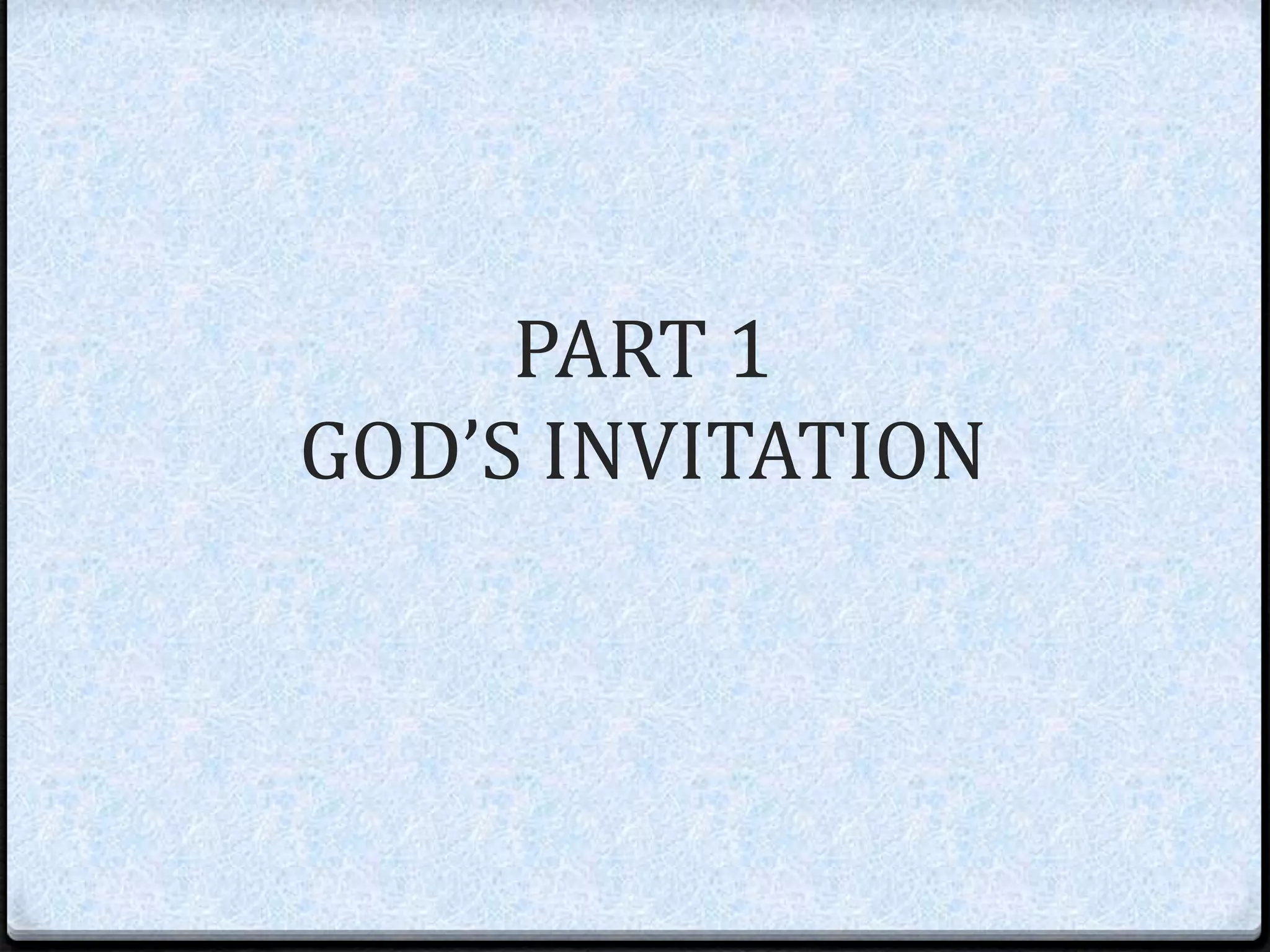 Gospel order 16-20 - tithes and offerings god's invitation | PPT