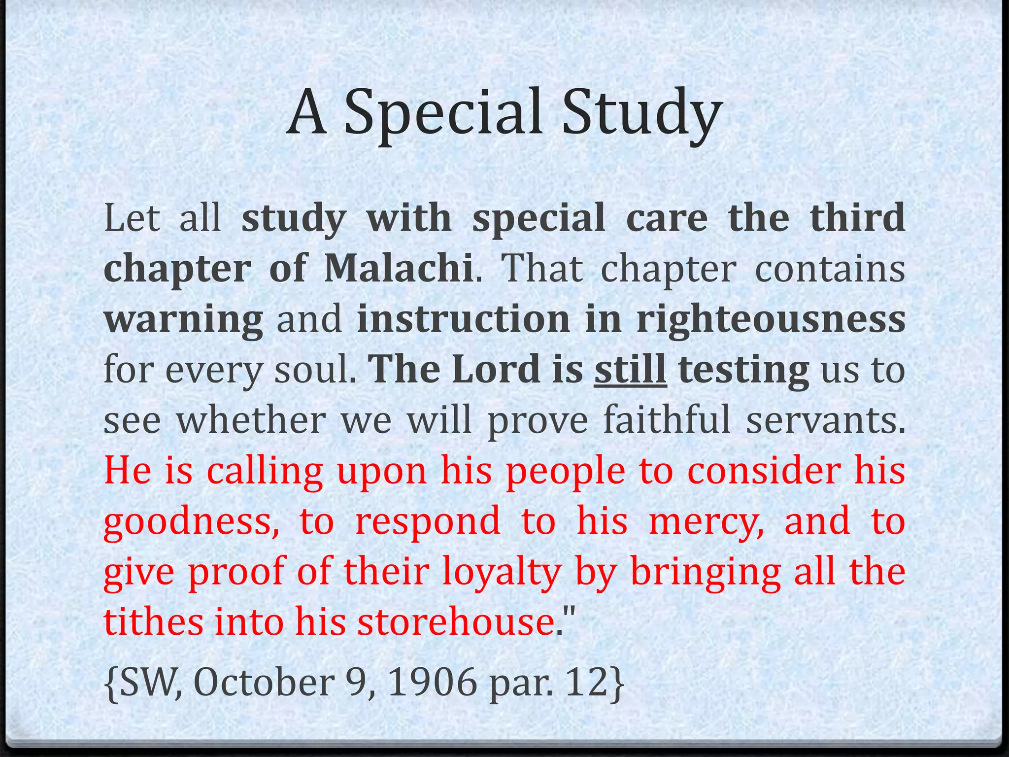 Gospel order 16-20 - tithes and offerings god's invitation | PPT