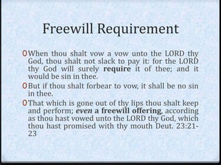 Gospel order 16-20 - tithes and offerings god's invitation | PPTX