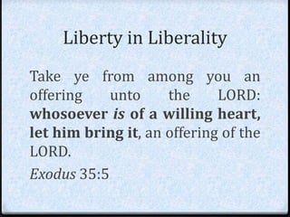 Gospel order 16-20 - tithes and offerings god's invitation | PPT