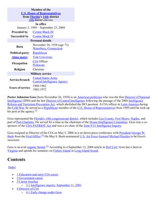 PORTER JOHNSTON GOSS (Wikipedia Info) | PDF