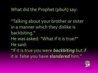 Gossip and slander show | PPSX