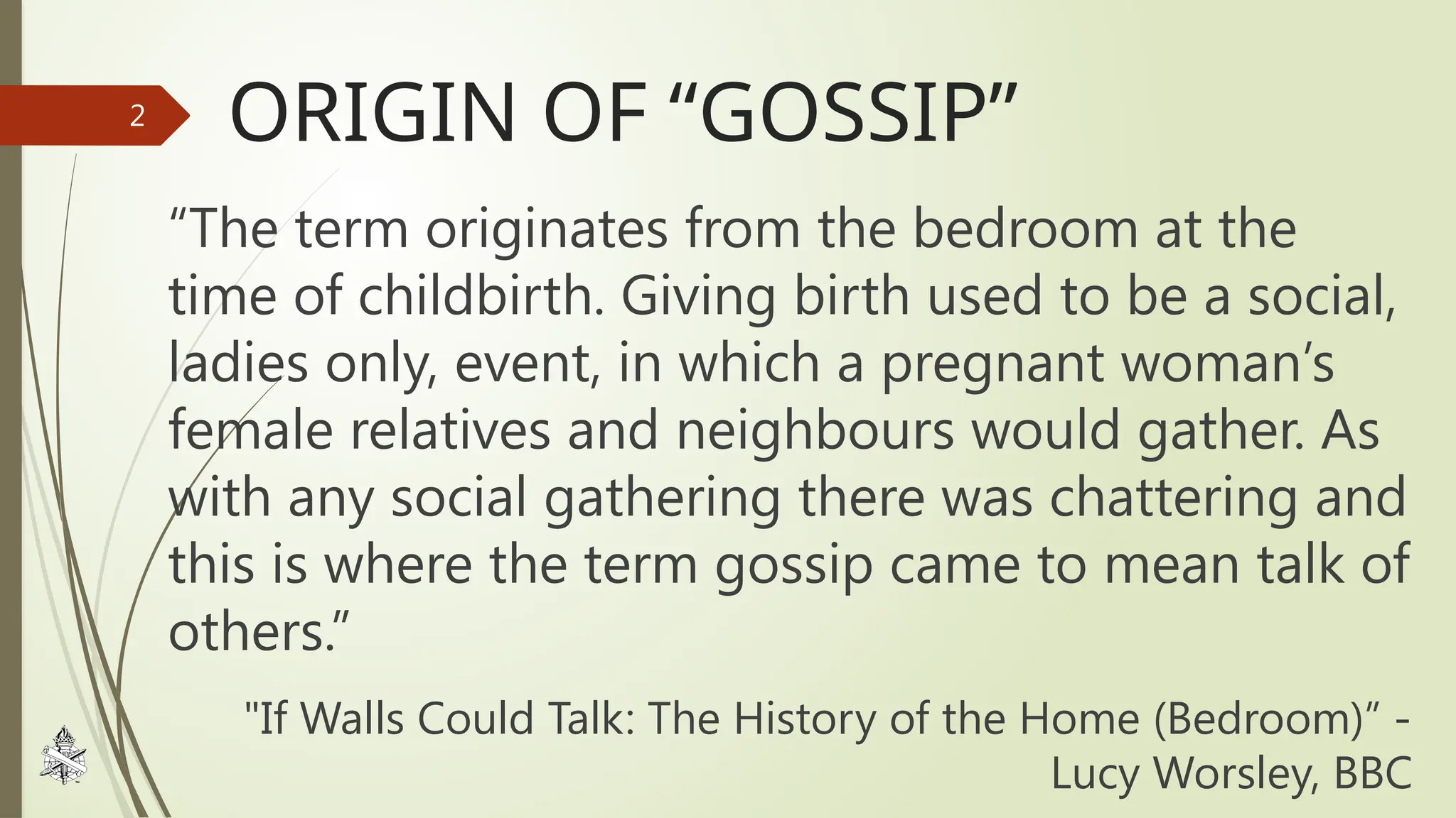 Gossip A Prideful Sin that will bring you to everlasting punishment. | PPT