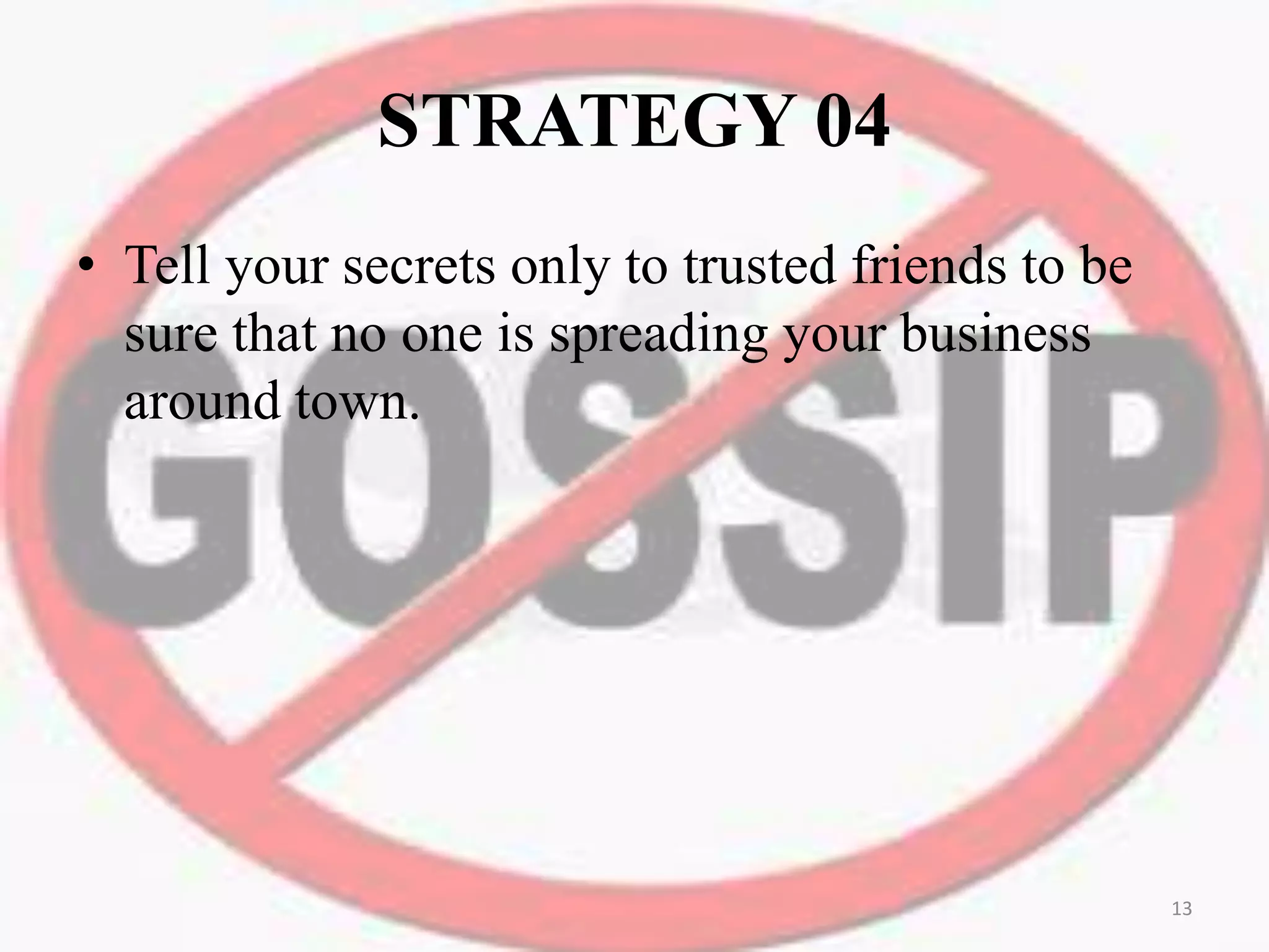 Gossip in workplace | PPTX