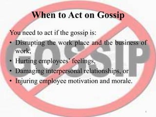 Quotes About Gossip In The Workplace