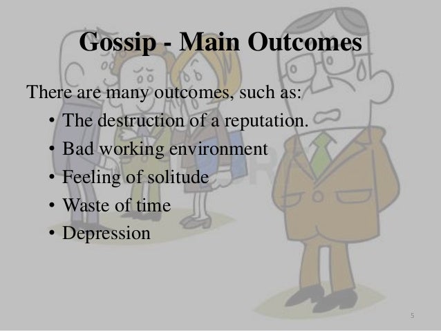 Gossip in workplace