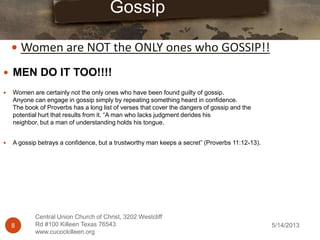 Guarding Against Gossip | PPTX