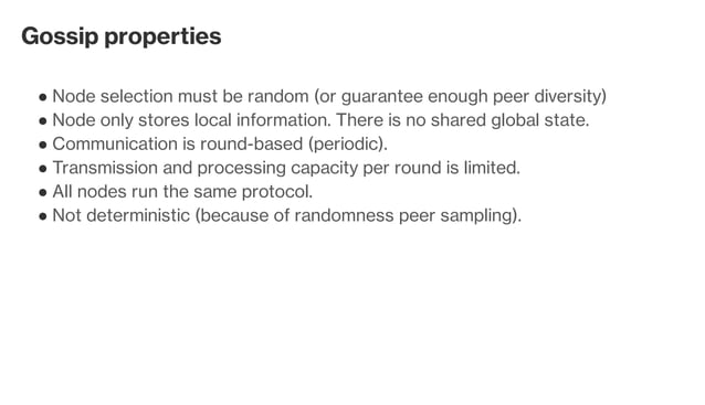 Grokking Techtalk #39: Gossip protocol and applications | PDF | Computer Networking | Computing