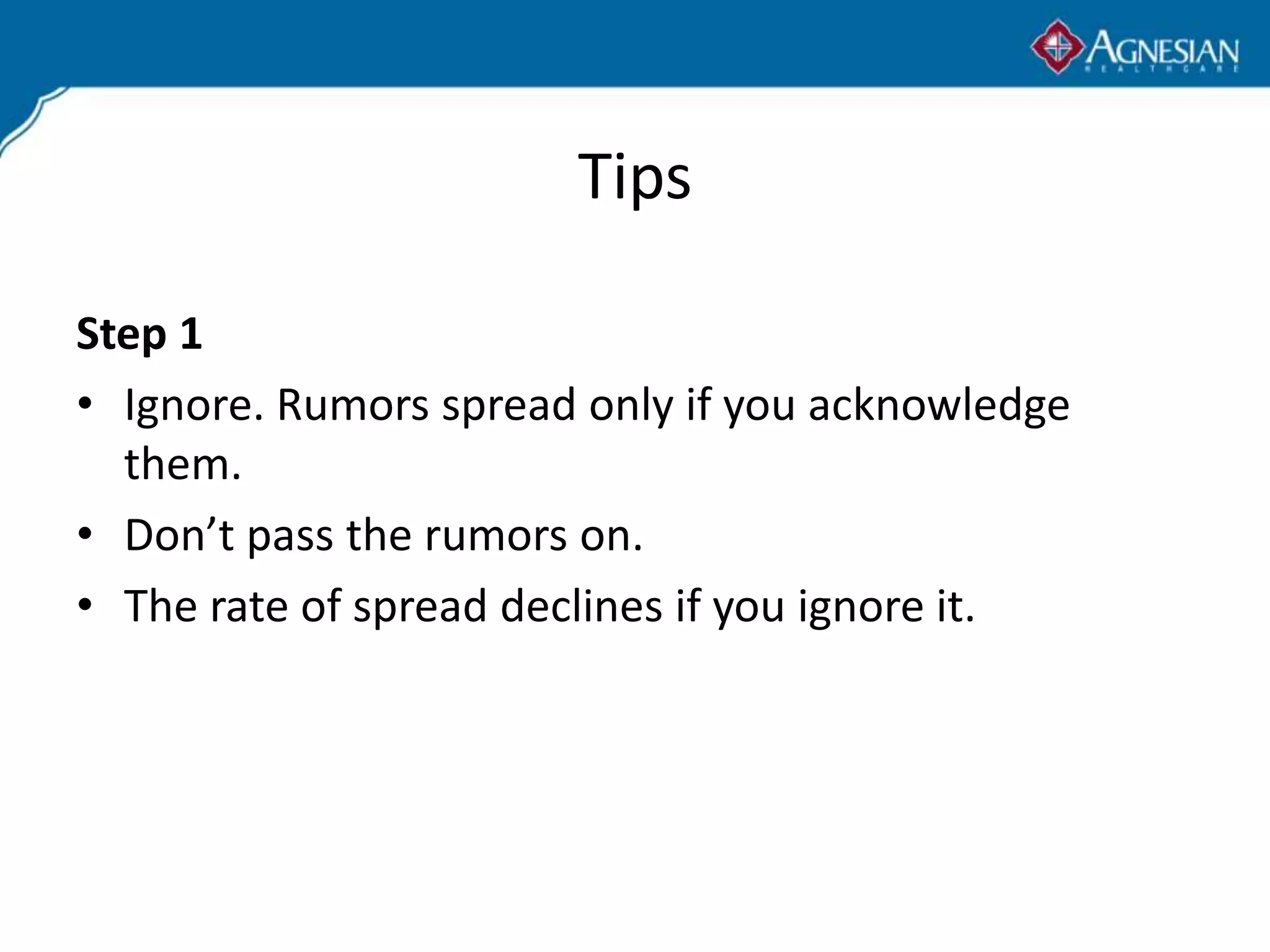 Gossip & Rumor In the Workplace | PPTX