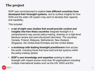 How to build foresight into policy making | PPTX | Environment | Science
