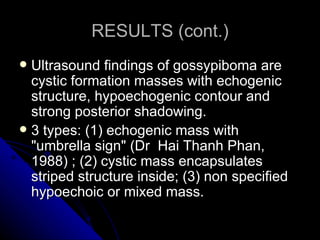 Gossypiboma: Ultrasound Findings and MDCT Correlations | PPT