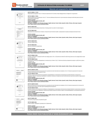 Gost certification russia (regulatory catalog) 553 | PDF