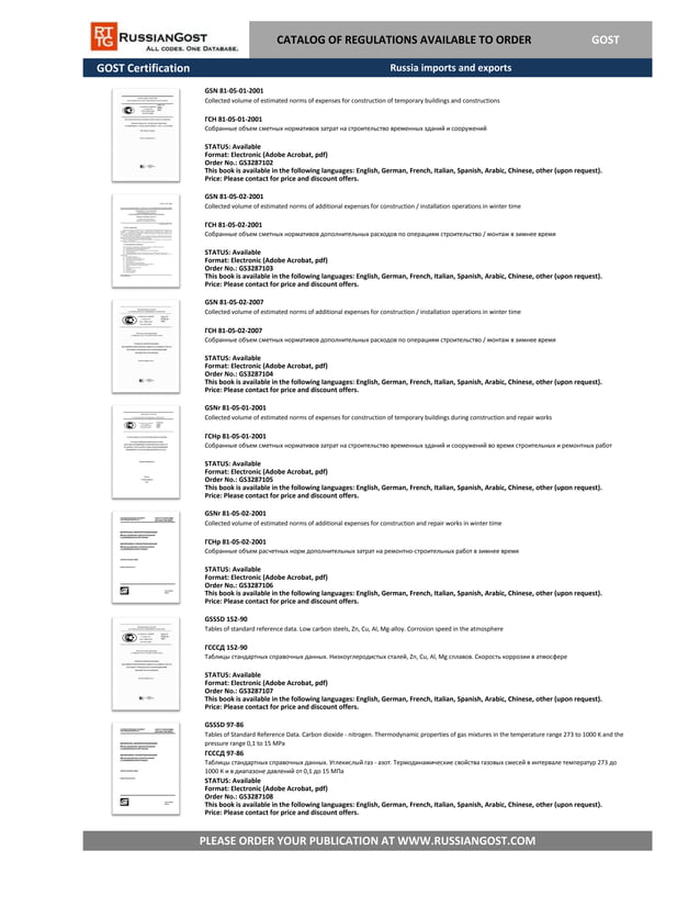 Gostr 143 (catalog) | PDF | Commodities | Economy