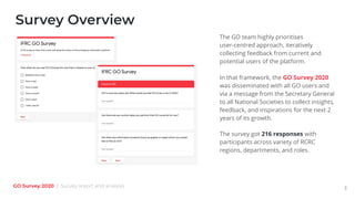 IFRC GO Survey 2020 | PPT
