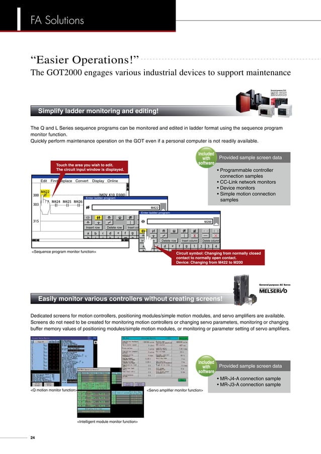Pulpit operatorski Mitsubishi GOT2000 HMI | PDF
