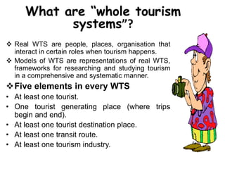 Whole Tourism System Model- Neil Leiper | PPTX