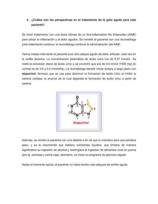 Caso Clinico Gota | PDF
