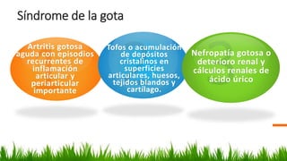 FISIOPATOLOGÍA: GOTA | PPTX