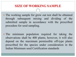 Grow out test | PPTX