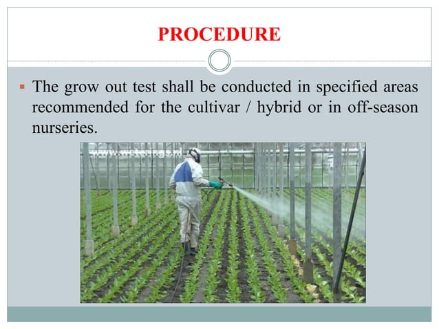 Grow out test | PPTX | Agriculture | Industries