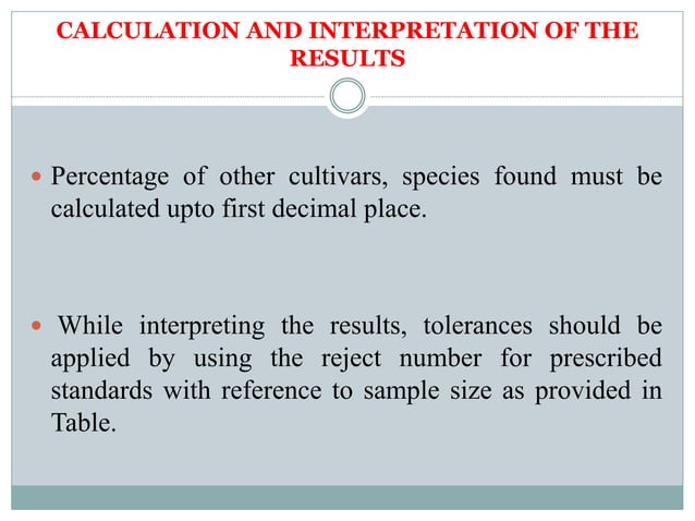 Grow out test | PPTX | Agriculture | Industries