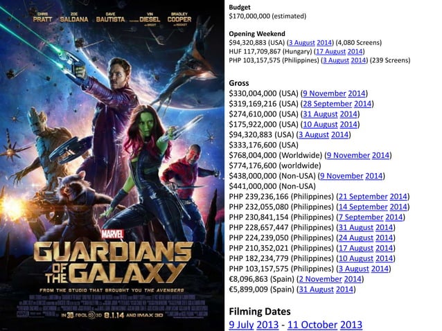 guardians of the galaxy | PPT