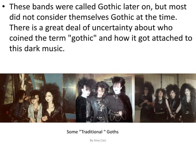 A Very Brief History of all things Goth | PPT