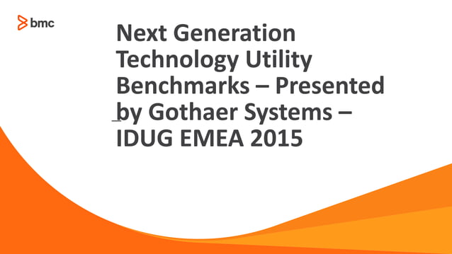 Next Generation Technology Utility Benchmarks | PPT