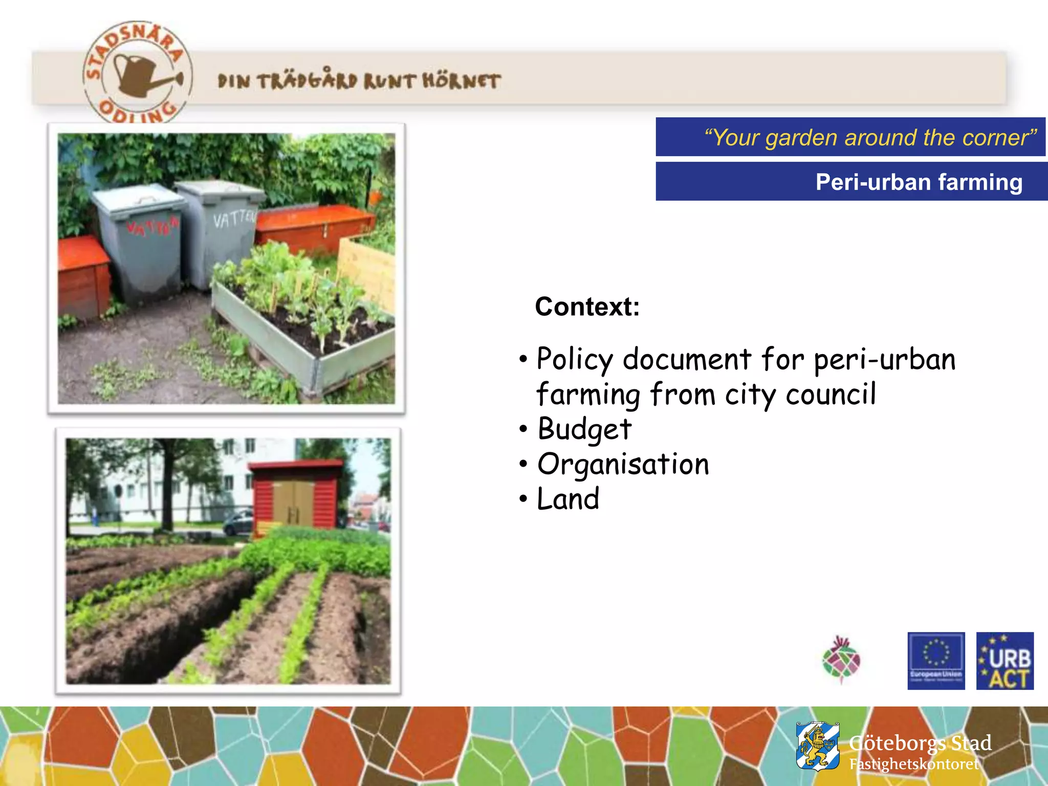 Gothenburg Micropresentation | PPTX