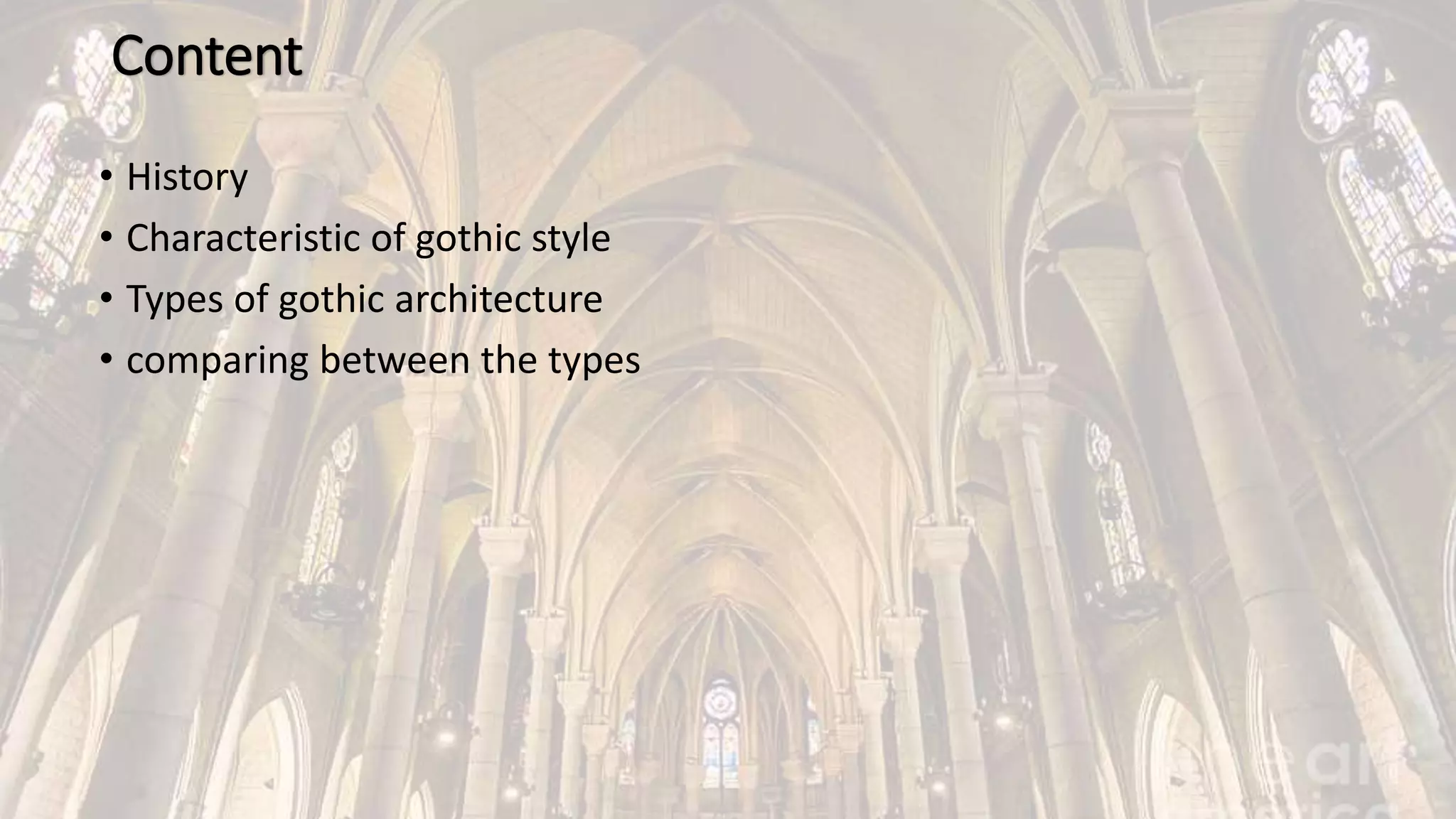gothic architecture | PPTX
