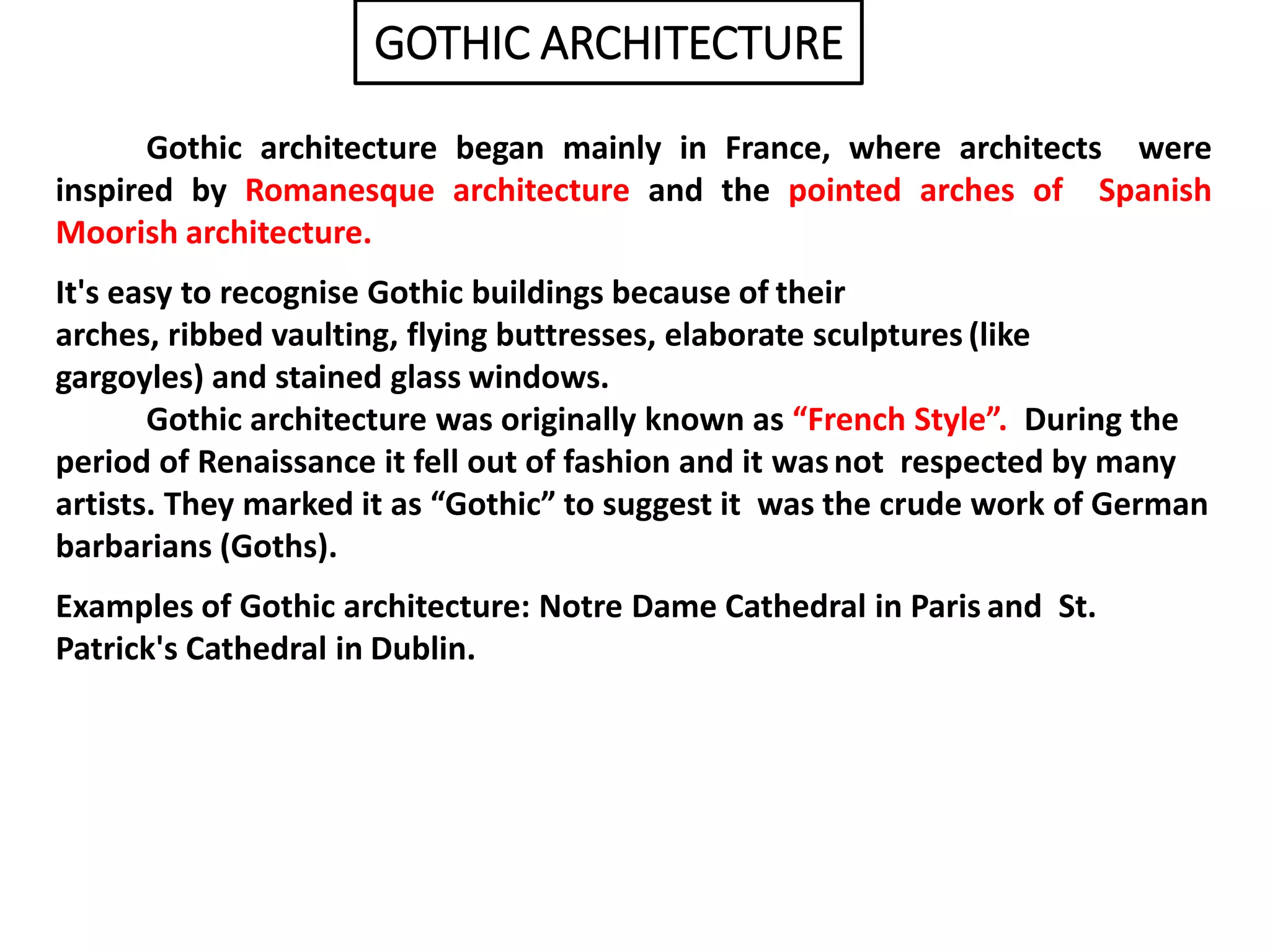 Gothic | PPTX