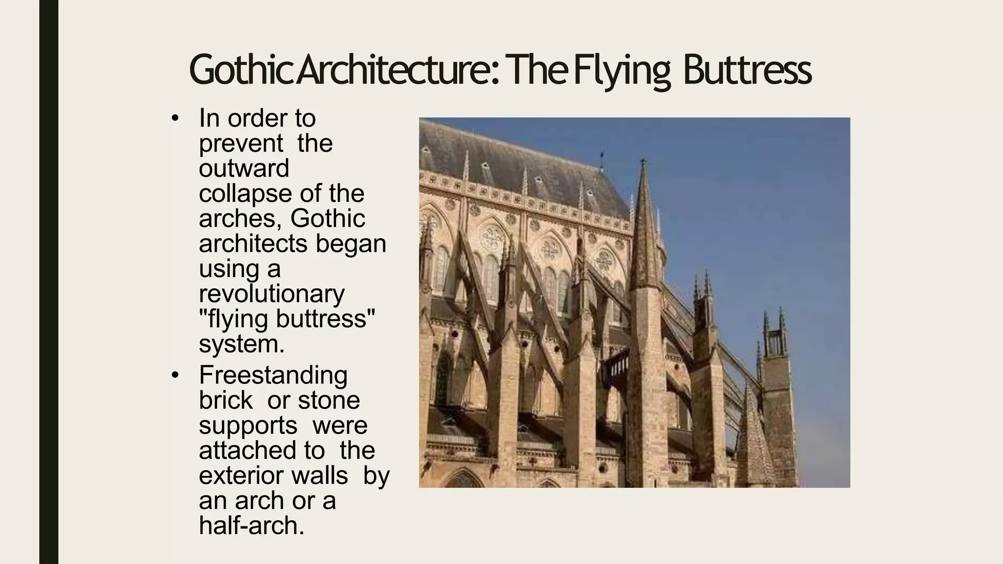 Characteristics of Gothic Architecture | PPTX