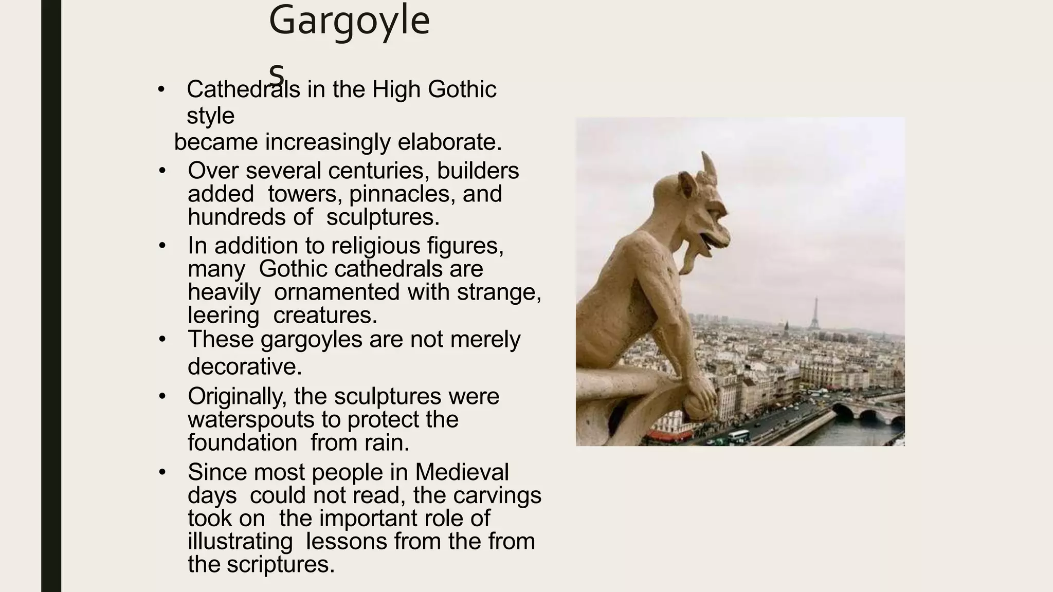Characteristics of Gothic Architecture | PPTX