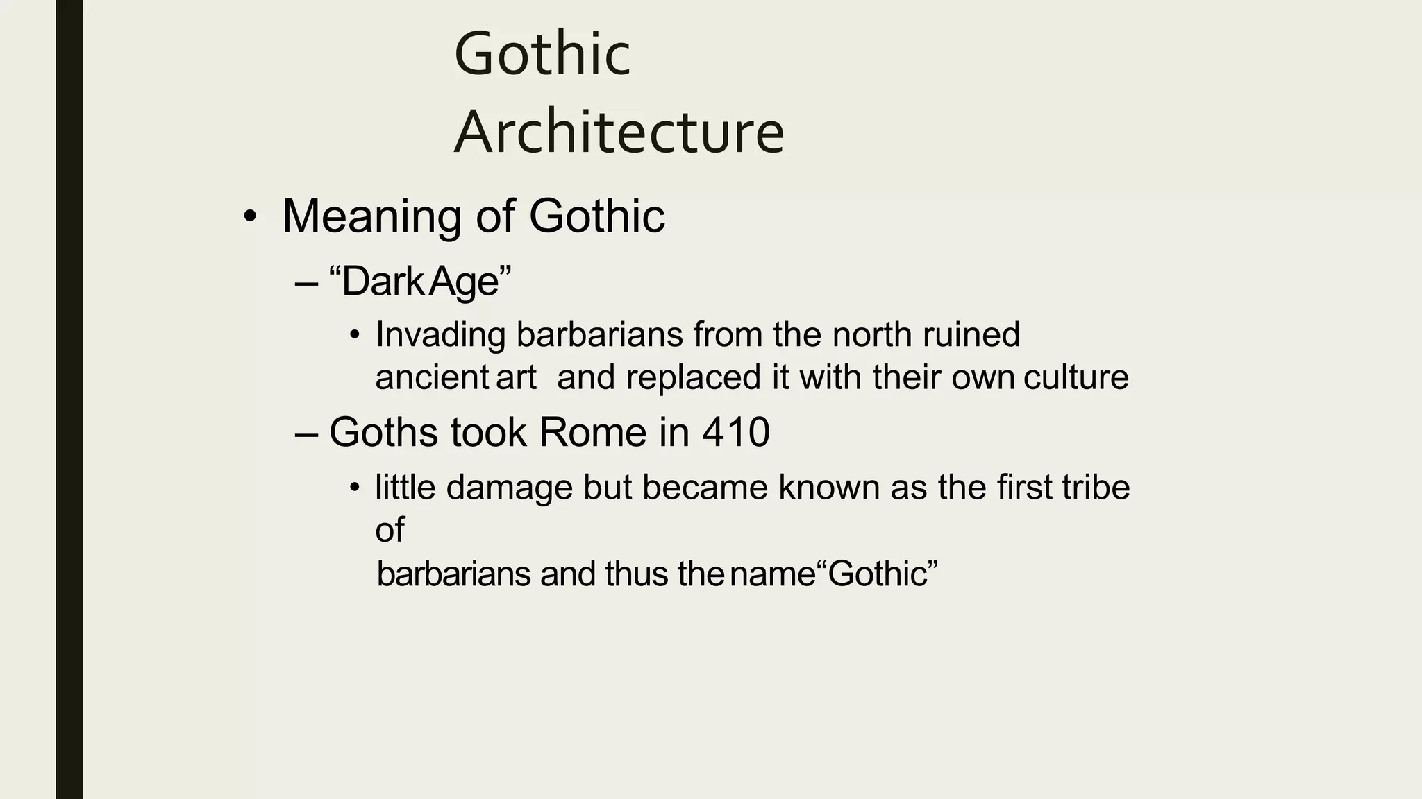 Characteristics of Gothic Architecture | PPTX