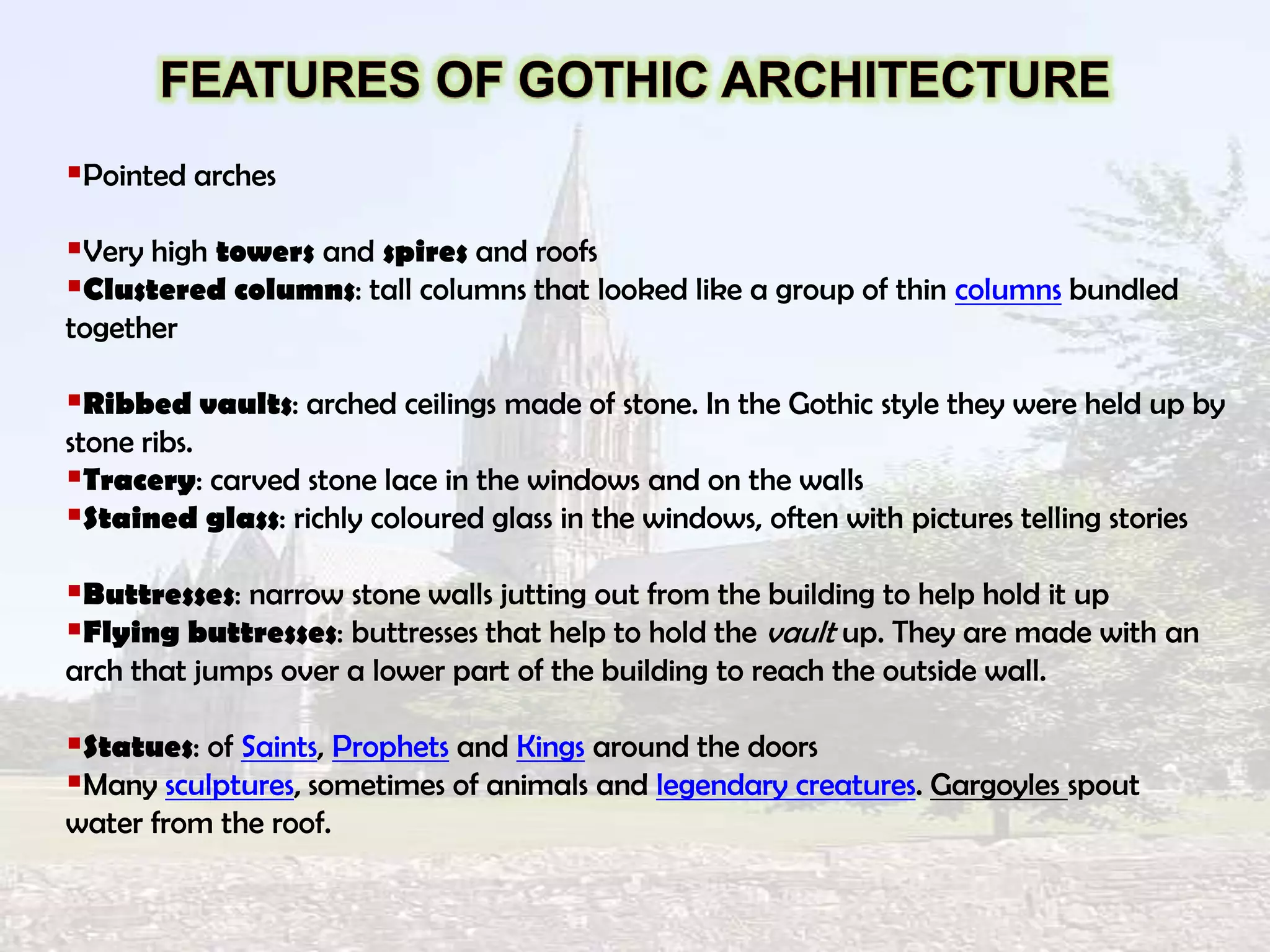 Gothic architecture | PPTX