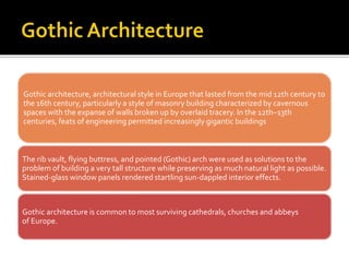 Gothic architecture | PPTX