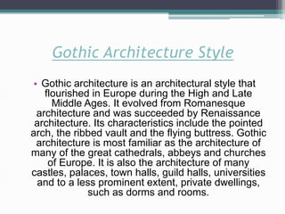 Gothic architecture | PPT