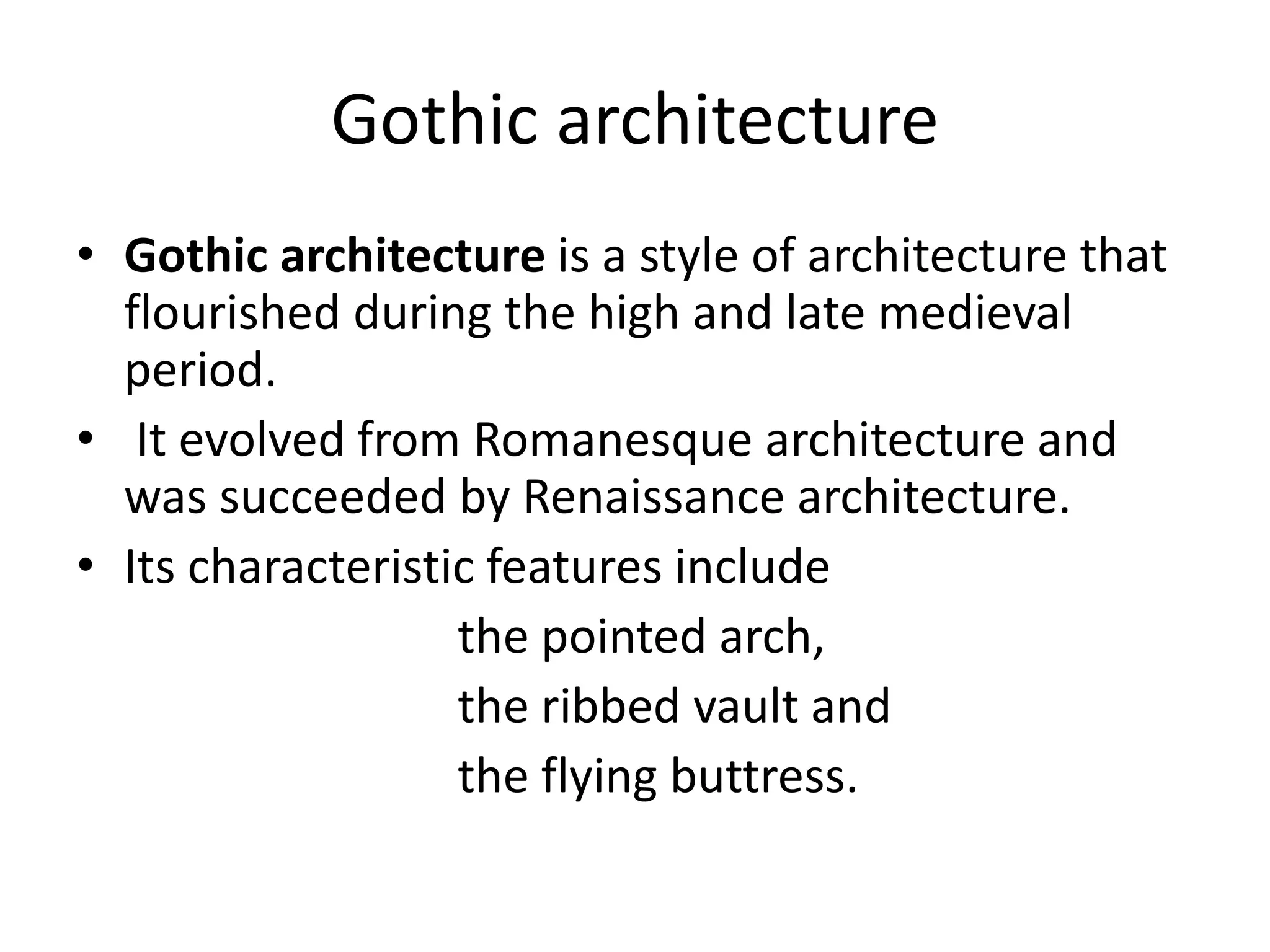 Gothic architecture | PPT